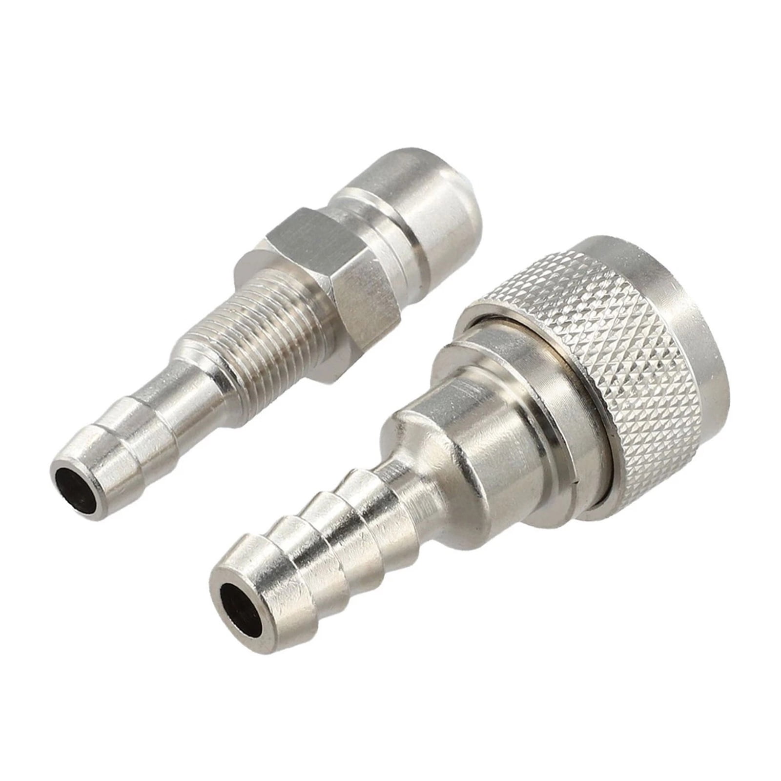 GUYUTING Outboard Fuel Line Connectors 2 Pack Silver Metal For Tohatsu ...