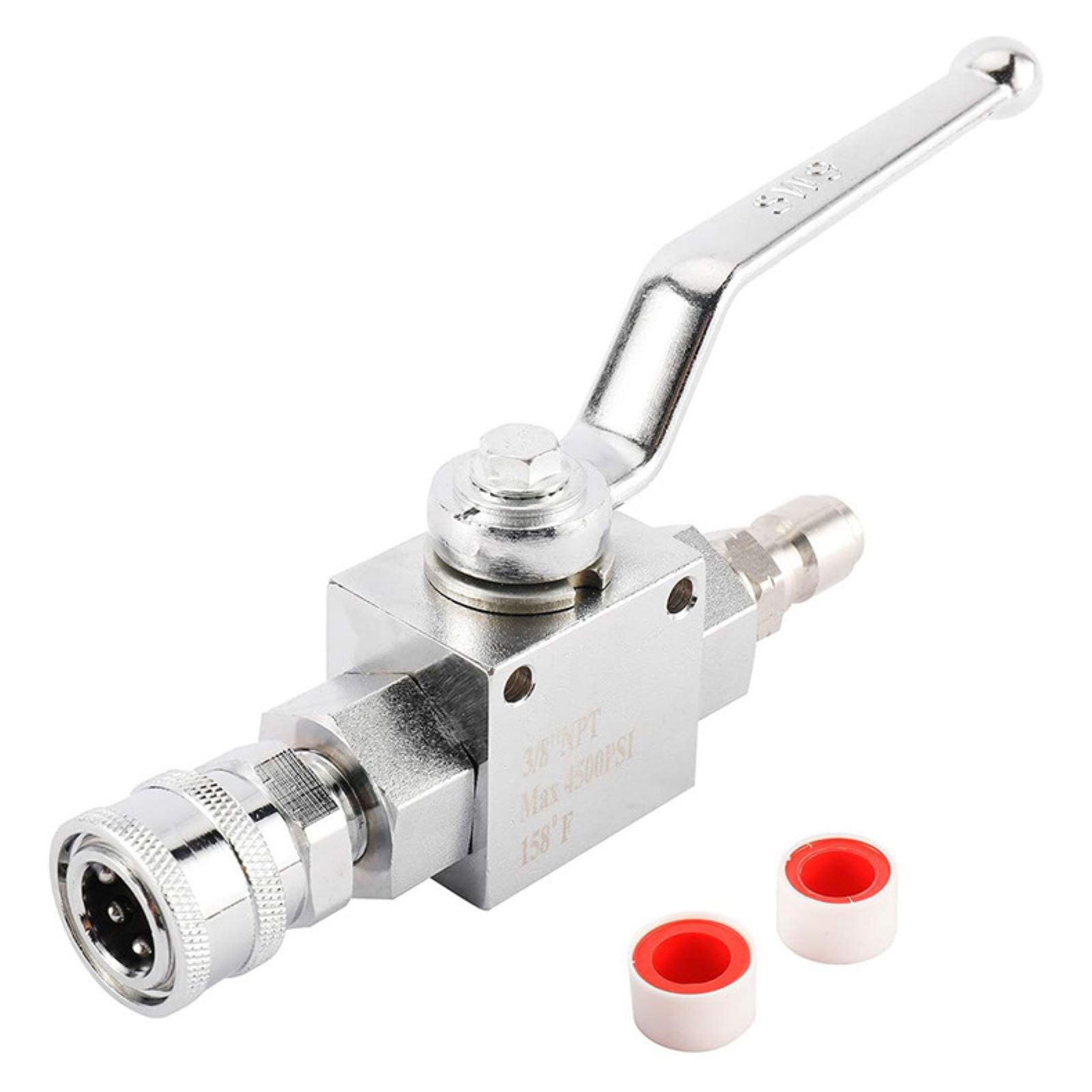 GUYUTING Pressure Washer Ball Valve 3/8” Stainless Steel Construction ...
