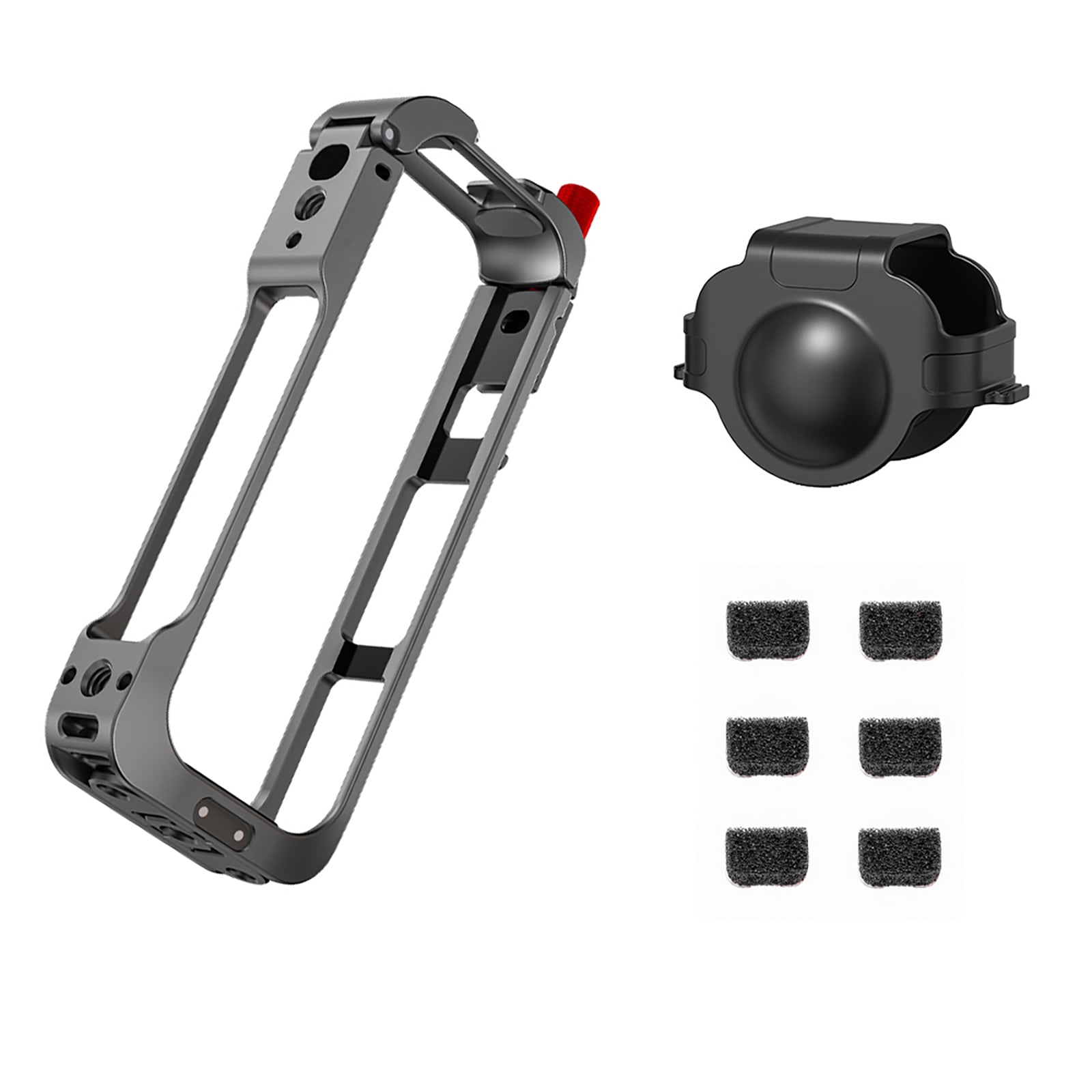 GUYUTING Protective Metal Rabbit Cage Frame Lens Cover Cold Shoe 1/4 ...