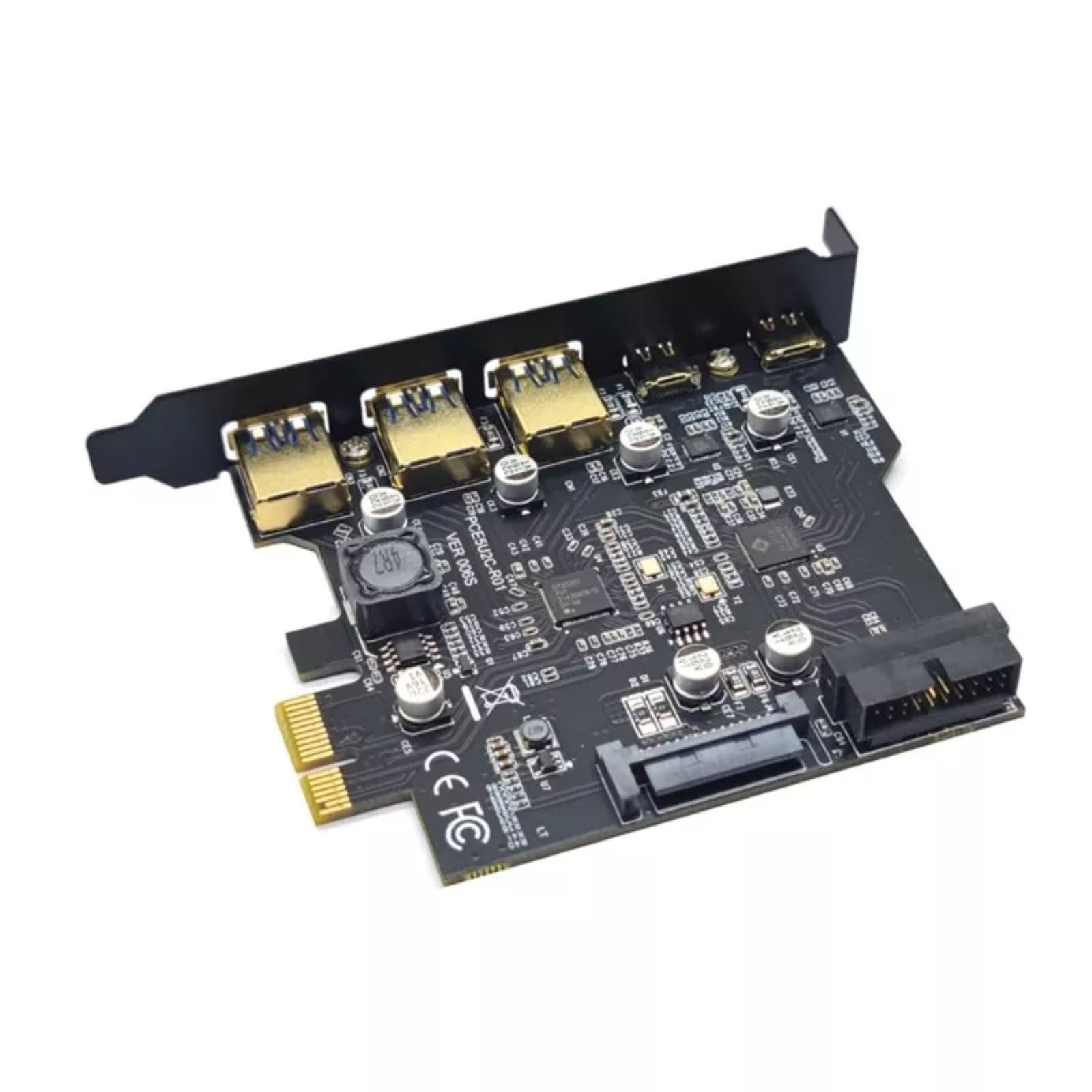 GUYUTING RENESAS-Based USB Hub Card for Desktops - Supports TYPE-C ...
