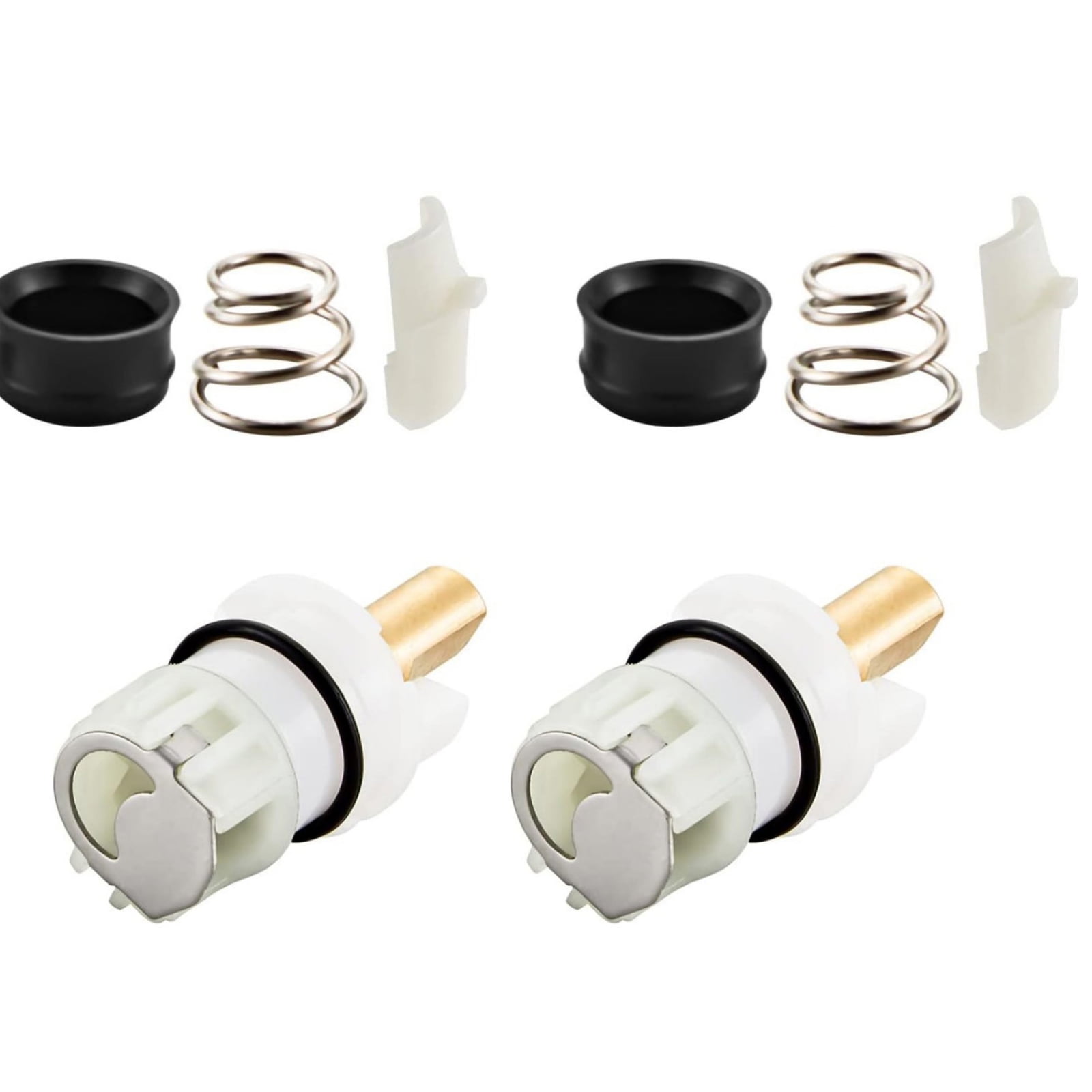 GUYUTING RP25513 Faucet Cartridge for Faucets Two Handle Brass Rubber Leak Stopper Easy Install ...