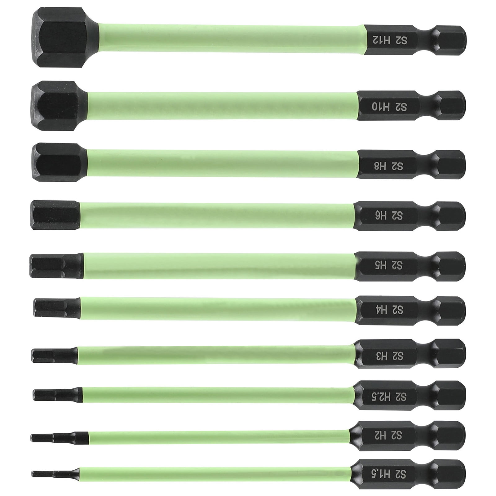 GUYUTING Replacement Store 10Pcs Versatile 1/4-Inch Hex Head Allen ...