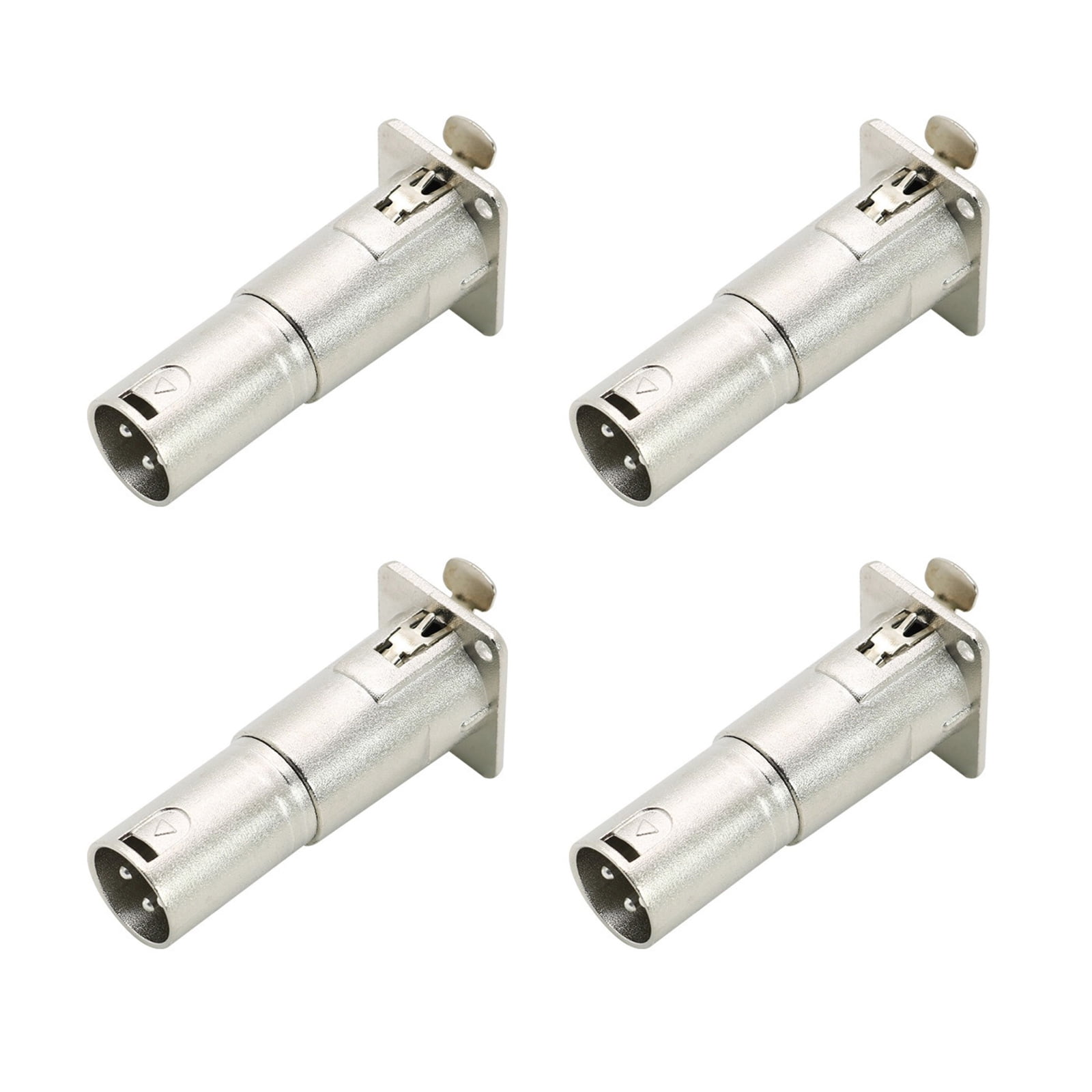 GUYUTING Solderless XLR Female to Male Panel Mount D Size 24mm Audio ...