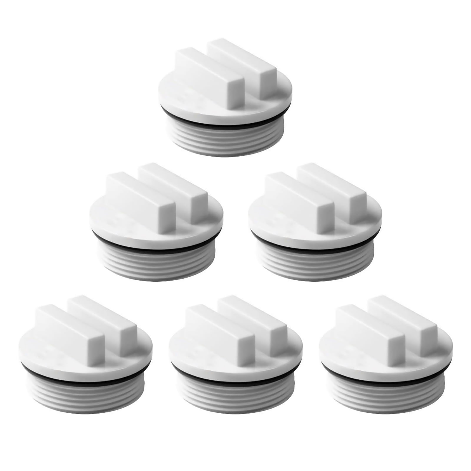 GUYUTING Threaded Pool Plugs 6 Count Set High Quality Durable PC ...