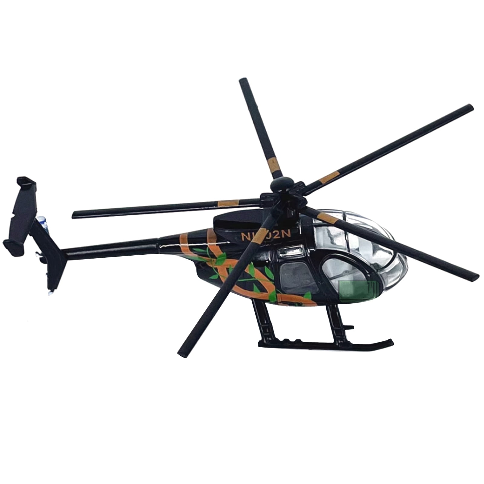 GUYUTING USA Bird MD500 Helicopter Model for Home Decor Compact Size ...