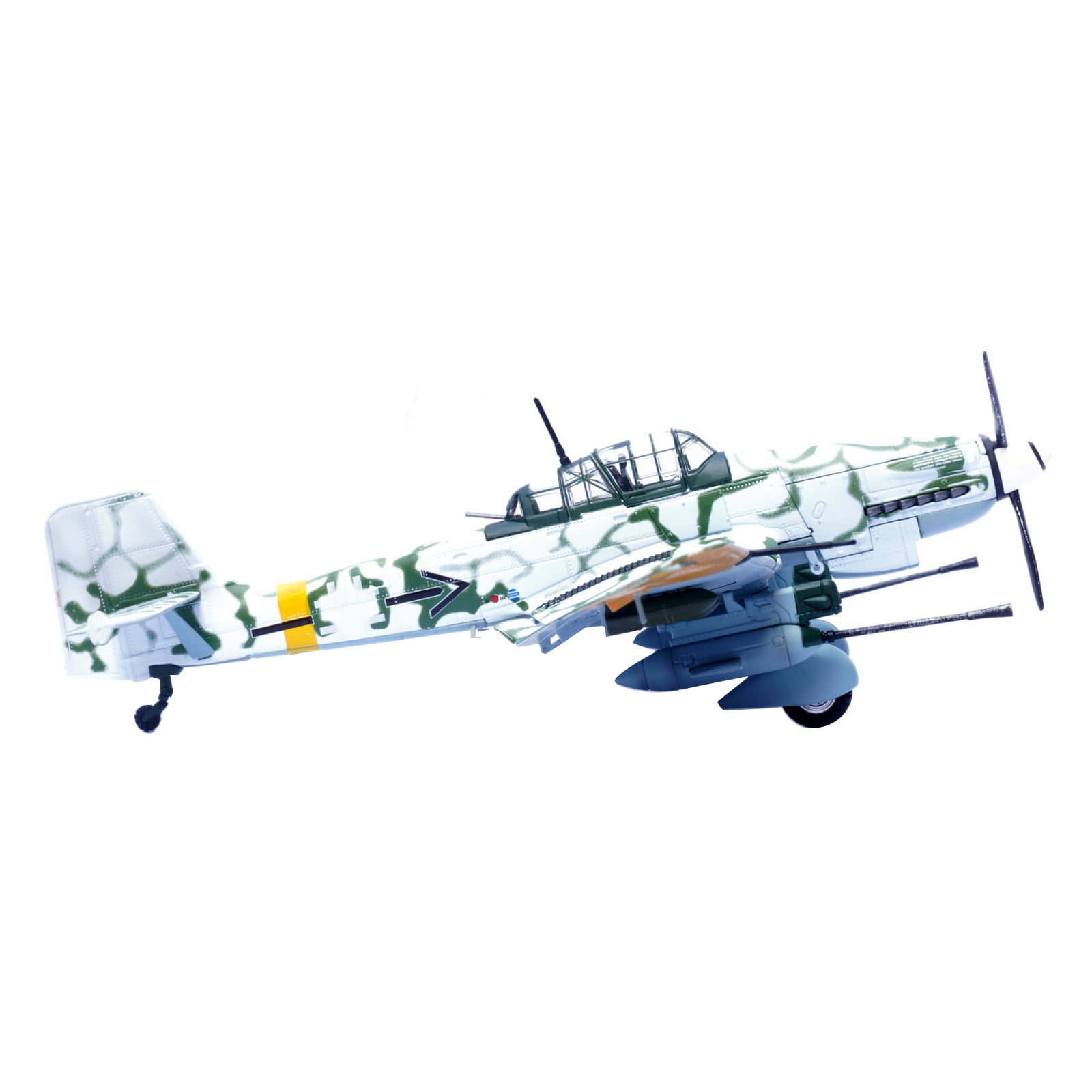 GUYUTING WWII Airplane Model JU-87G2 German Stuka Dive Bomber Scale 1/ ...