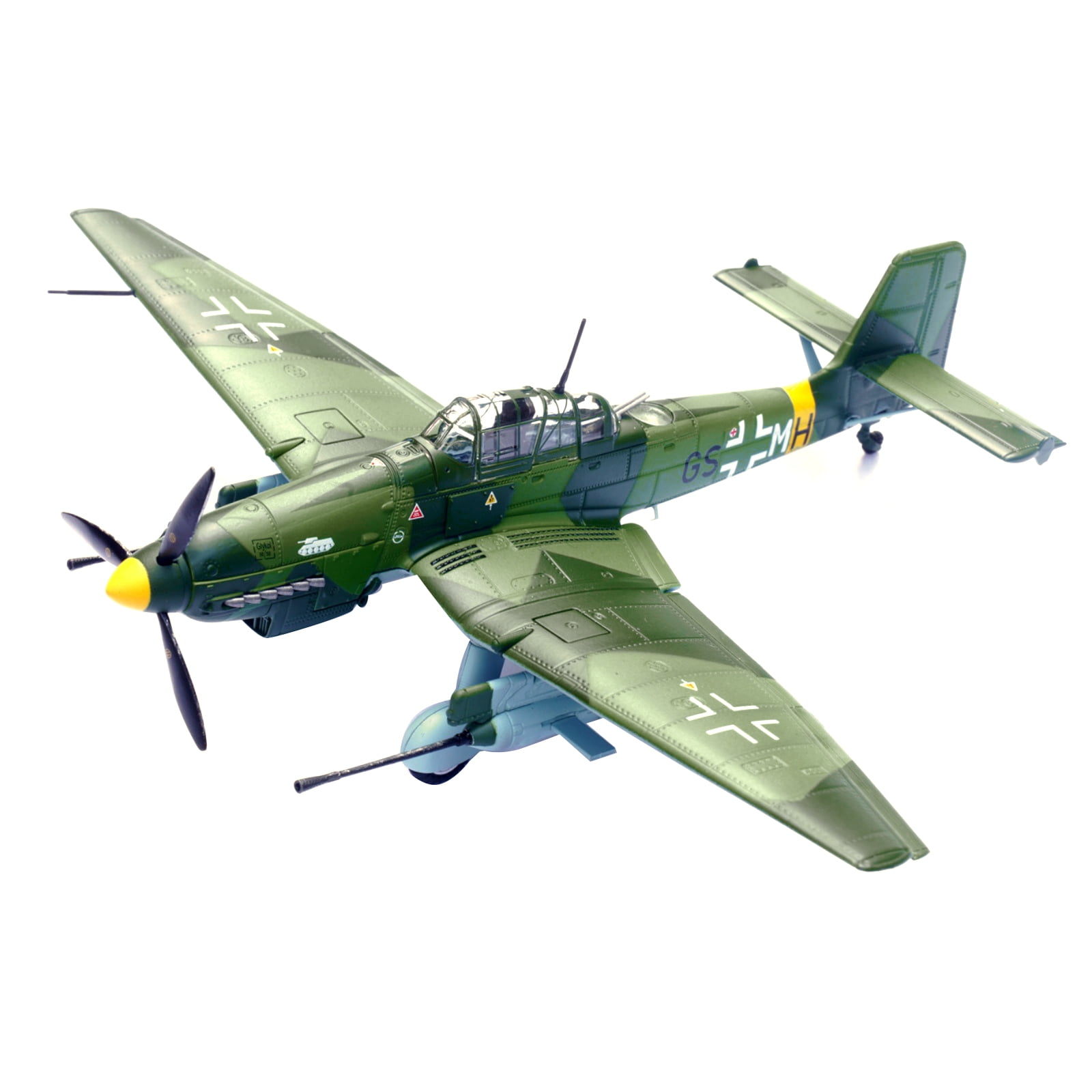 GUYUTING WWII German Stuka Junkers Ju 87G1 Dive Bomber Alloy Diecast 1 ...