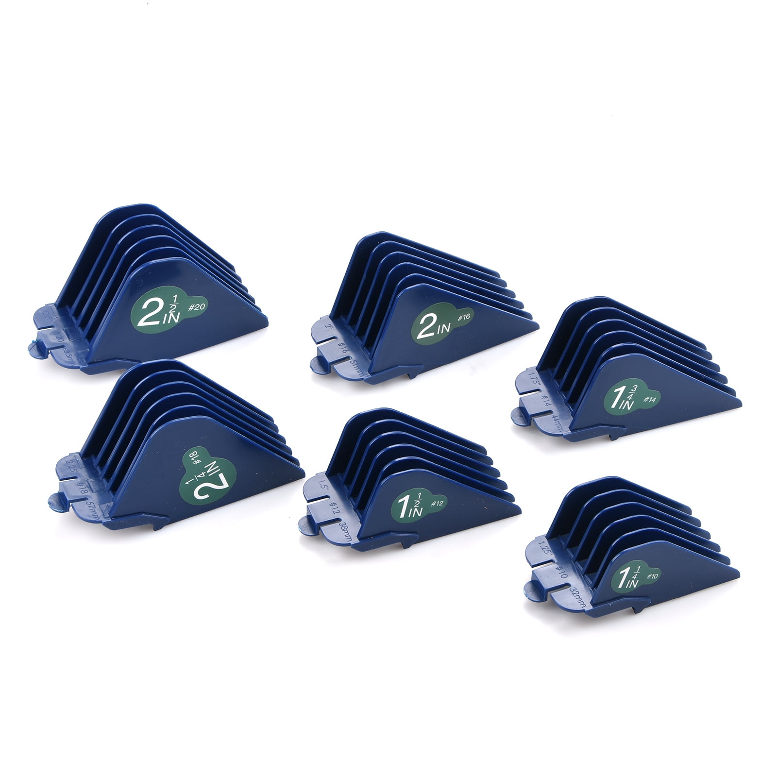 GUYUTING XL Clipper Combs Guard Set 6 Pcs 2.5 1.25 Inch Strong Sturdy ...