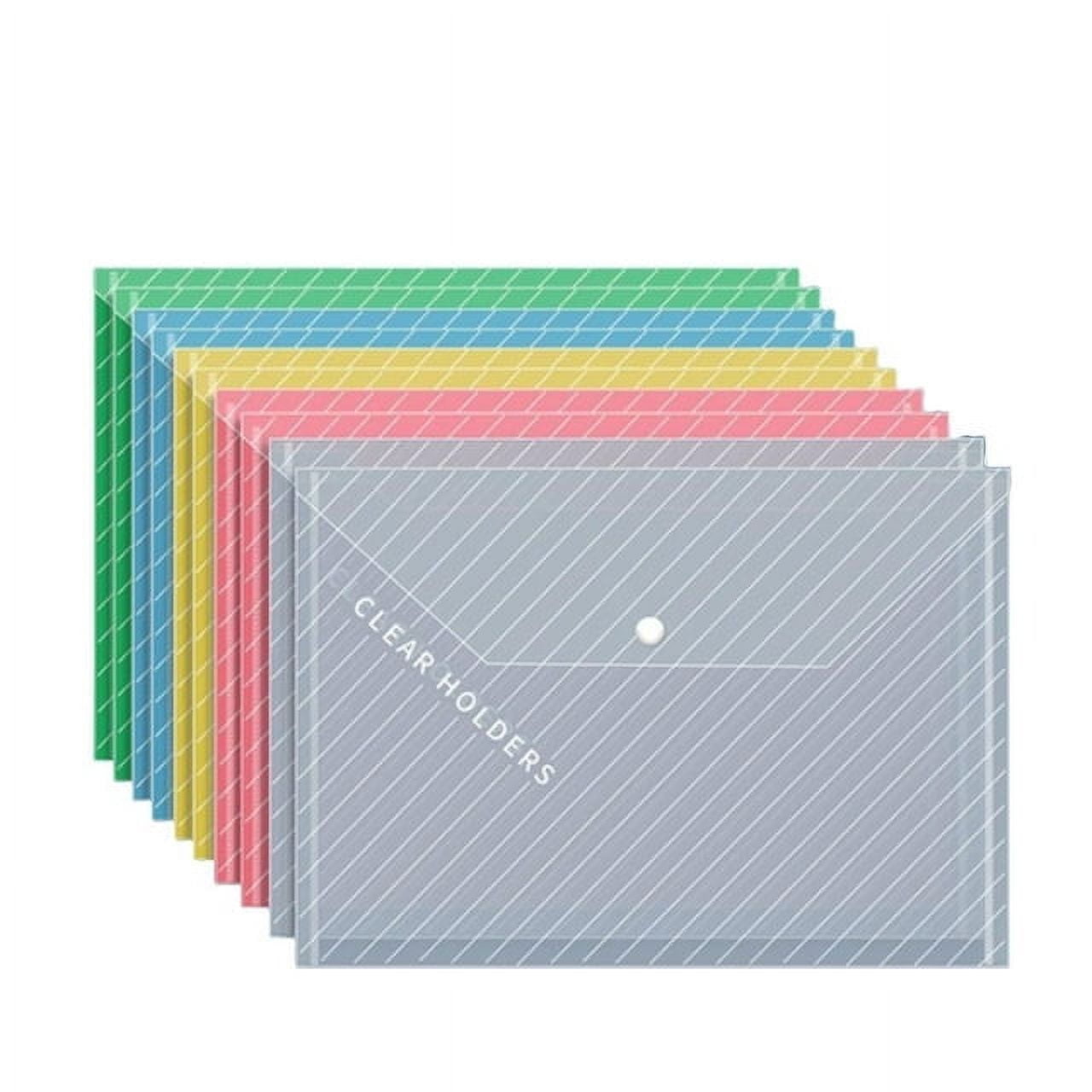GUZEIR 10PCS A4 Letter Waterproof Large Capacity File Folders for ...