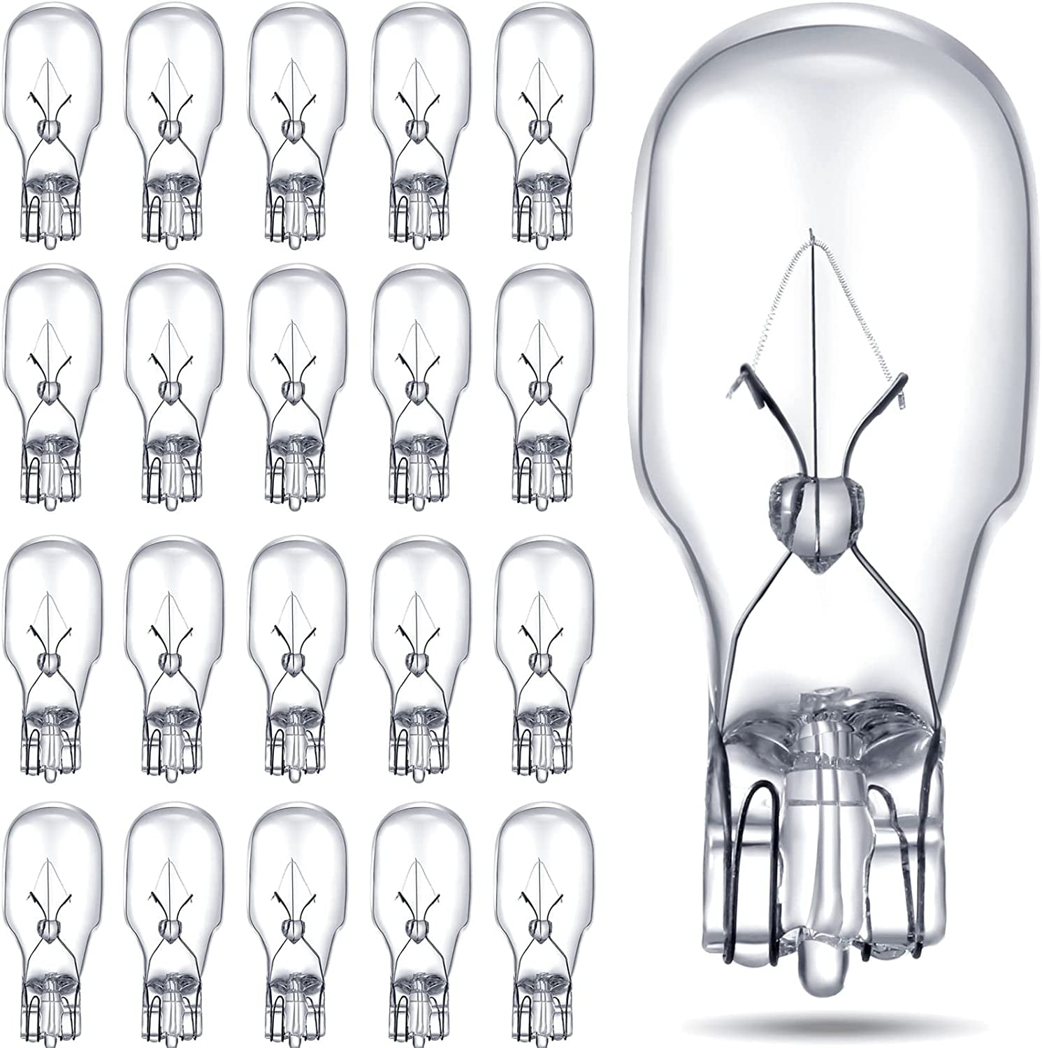 GUZEIR 20PCS Landscape Light Bulbs，Low Voltage Light Bulbs, T5 ...