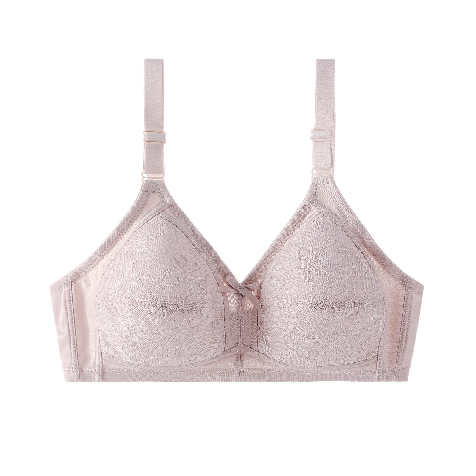 GUZOM Womens Wireless Plus Size 40 Everyday Bra - Comfortable, Beige ...
