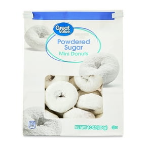HOSTESS Assorted DONETTES, Powdered Sugar Mini Donuts - 10 oz Bag ...