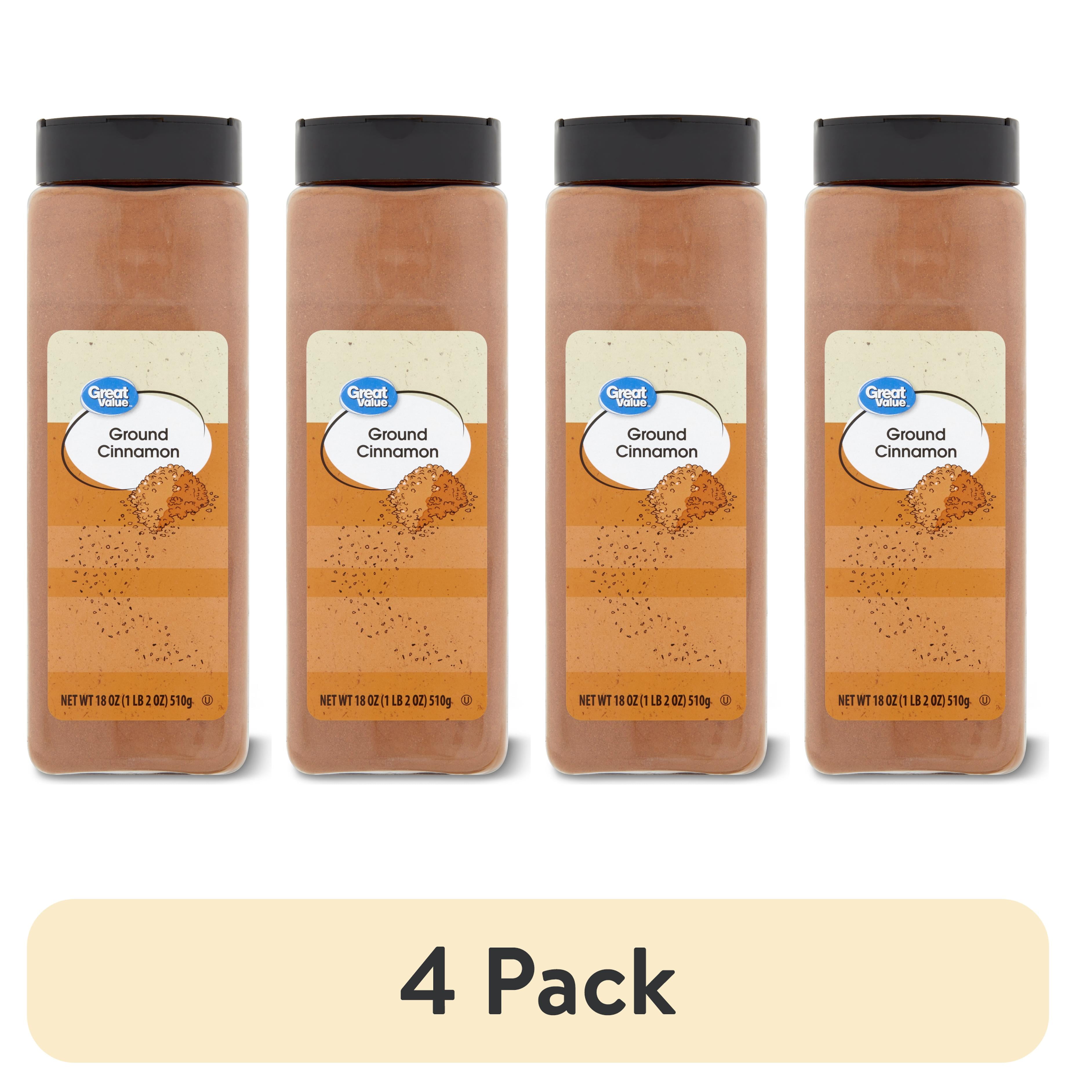(4 pack) Great Value Ground Cinnamon, 18 oz - Walmart.com