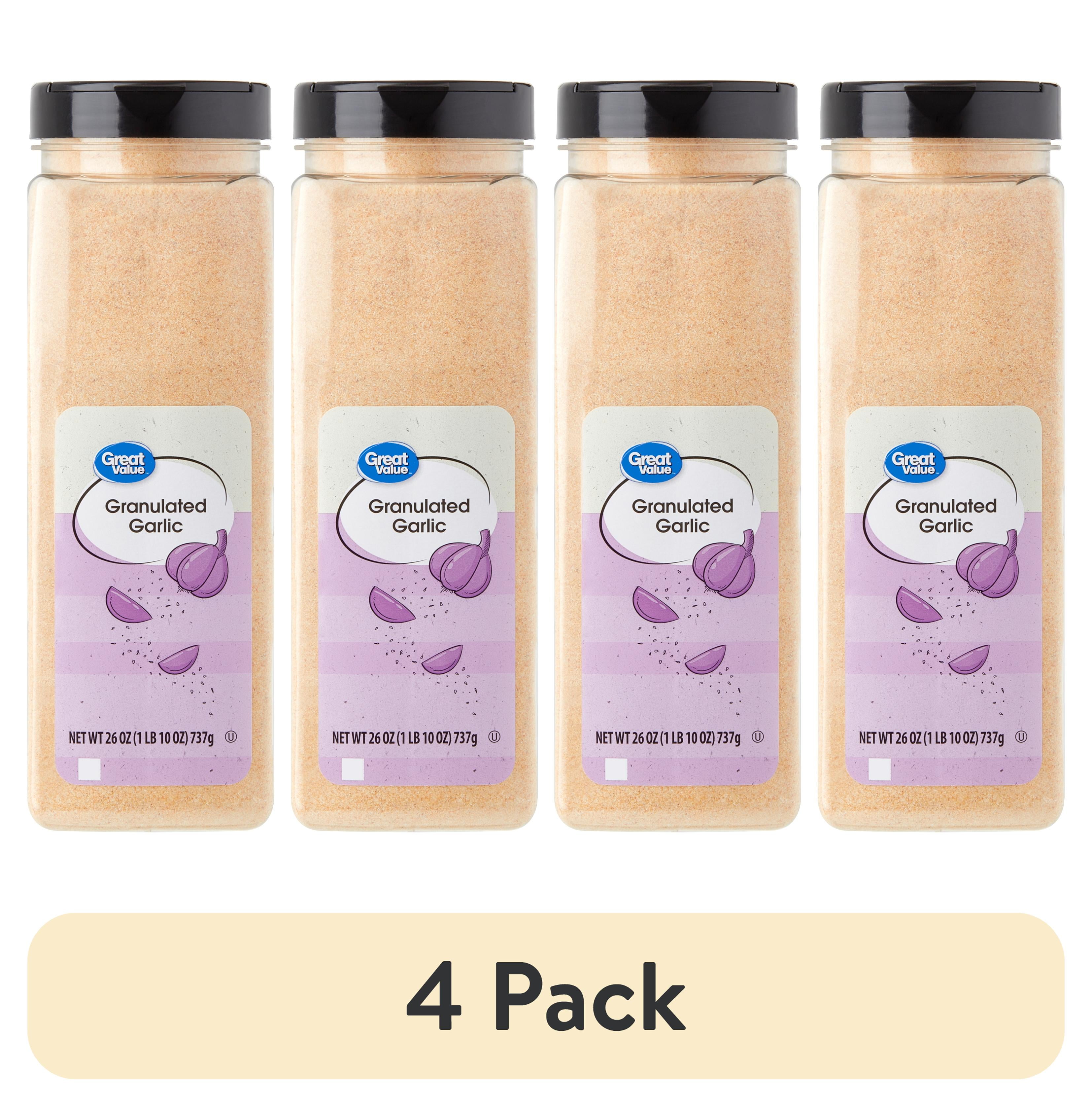(4 pack) Great Value Granulated Garlic, 26 oz - Walmart.com
