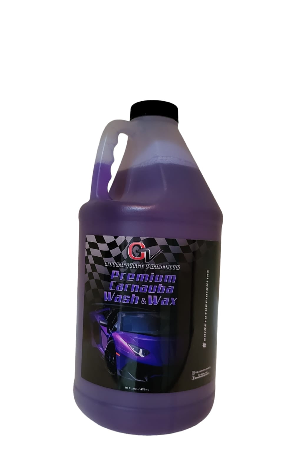 GV Corsa Detailing Products Premium Carnauba Car Wash and Wax Soap, 1 ...