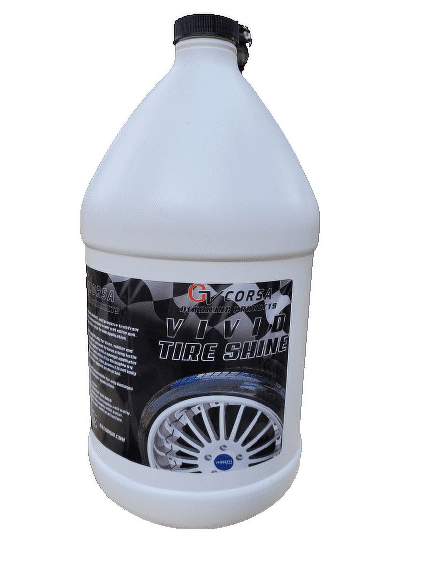 GV Corsa Detailing Products Vivid Tire Shine, Tire Dressing, Tire Gloss ...