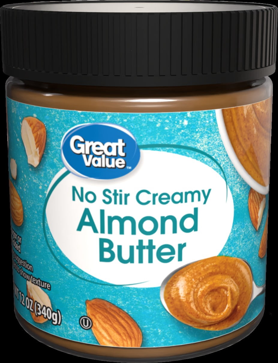 GV Creamy Almond Butter No Stir 12oz - Walmart.com