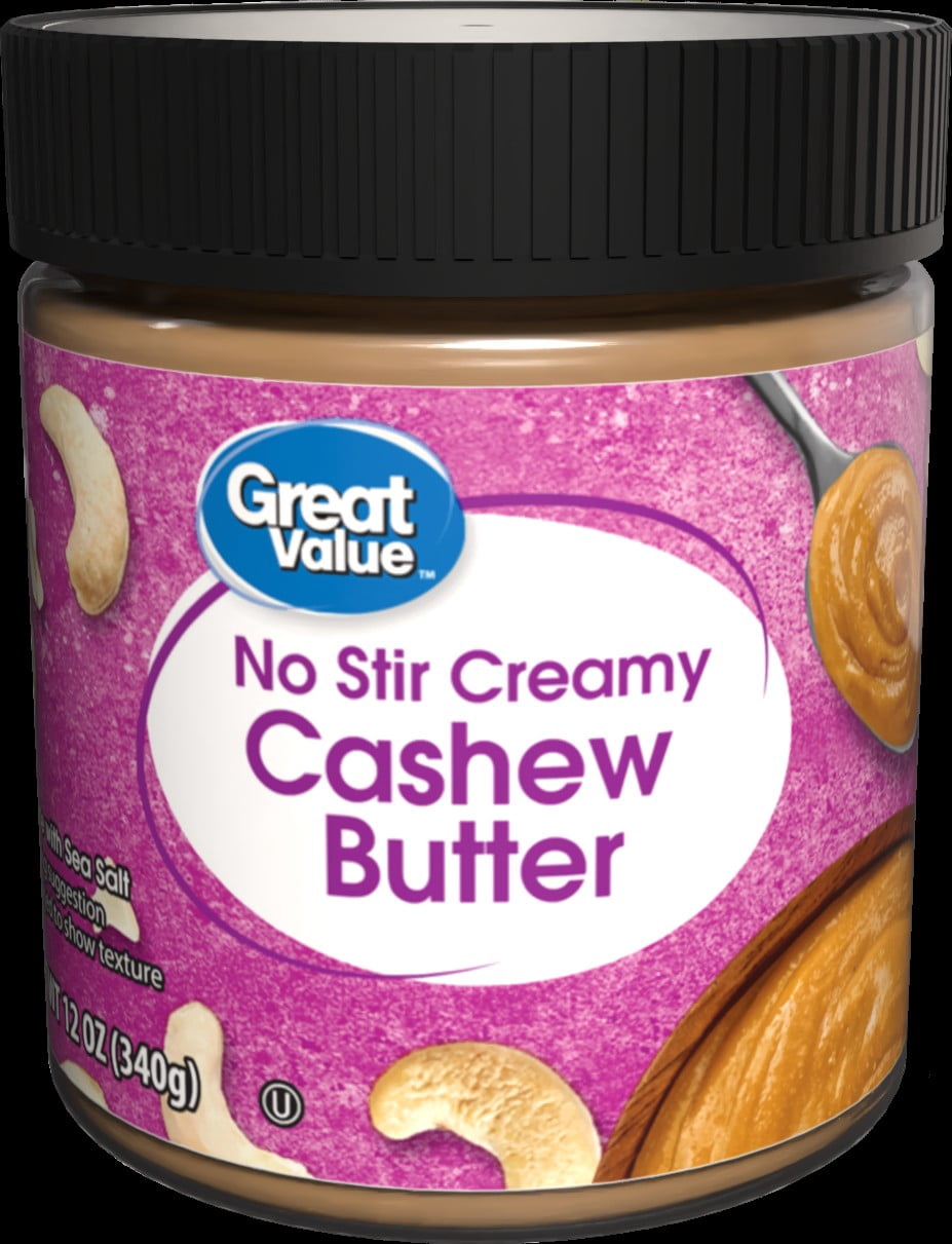 GV Creamy Cashew Butter No Stir 12oz - Walmart.com