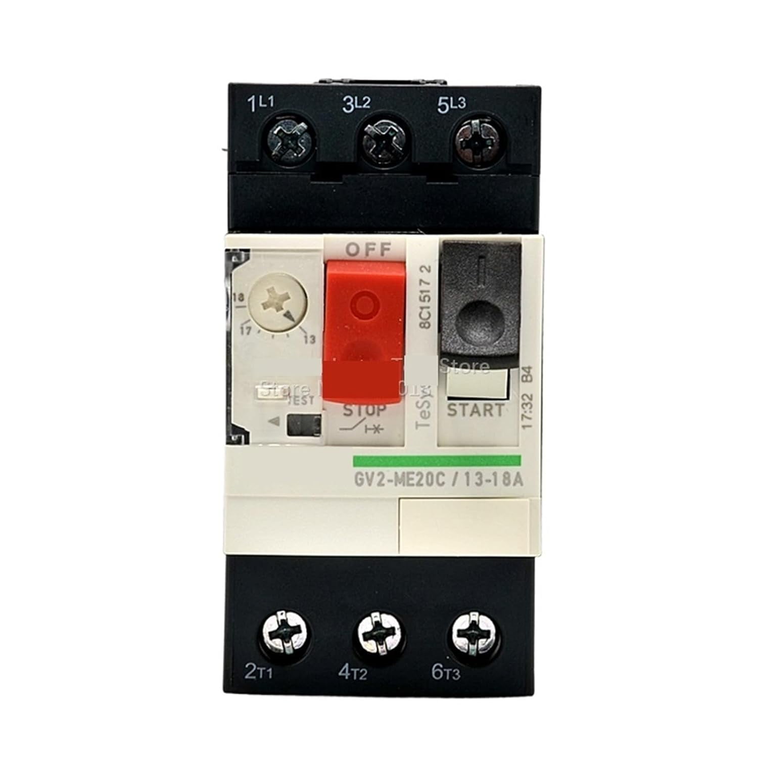GV2-ME20C Motor Protection Circuit Breaker GV2ME20C 13-18A Button 3P ...