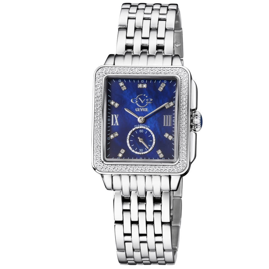 GV2 by Gevril Bari Tortoise Mother of Pearl Dial Ladies Watch 9259B ...