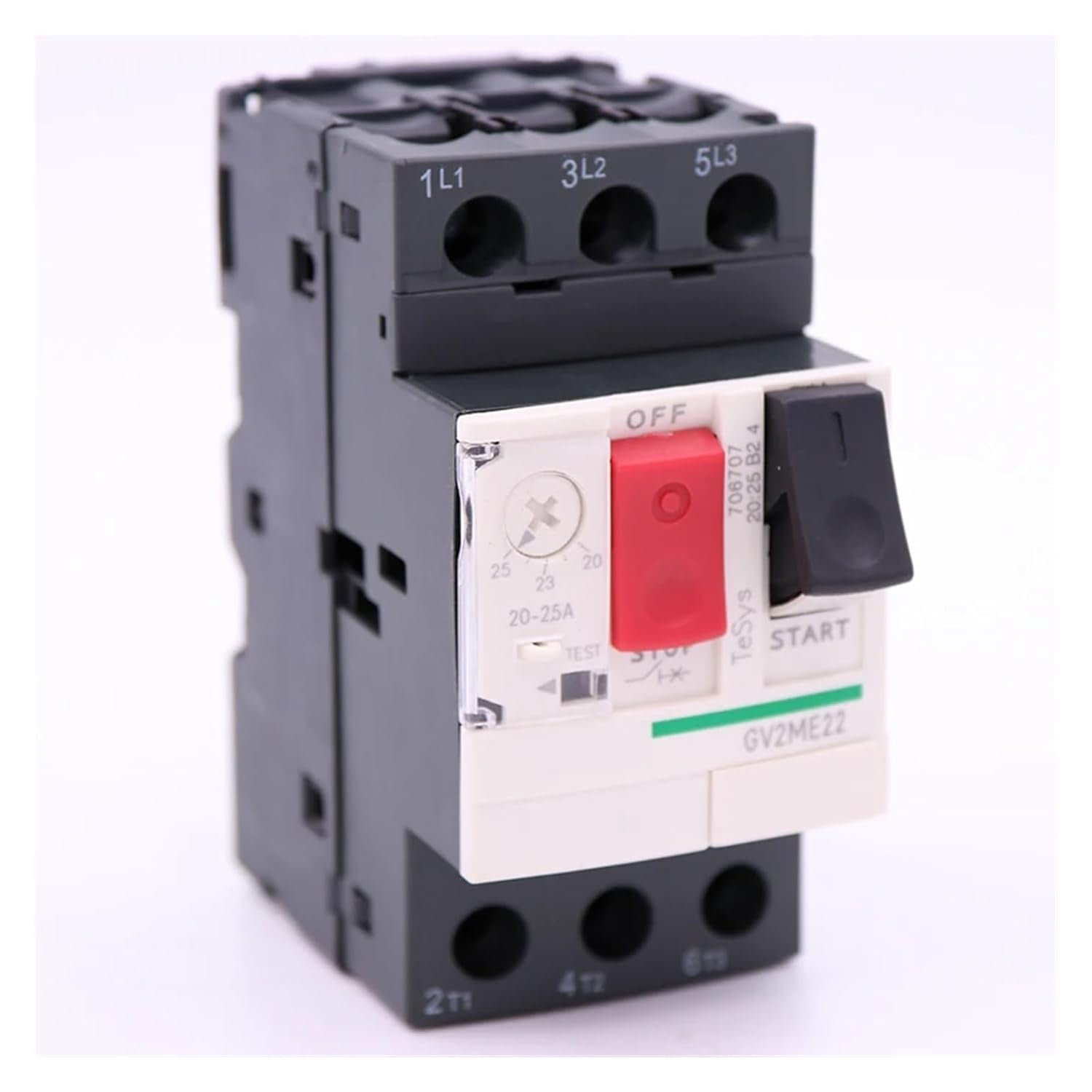 GV2ME22 3P 20-25A Thermal Magnetic Screw clamp Terminal Motor Circuit ...