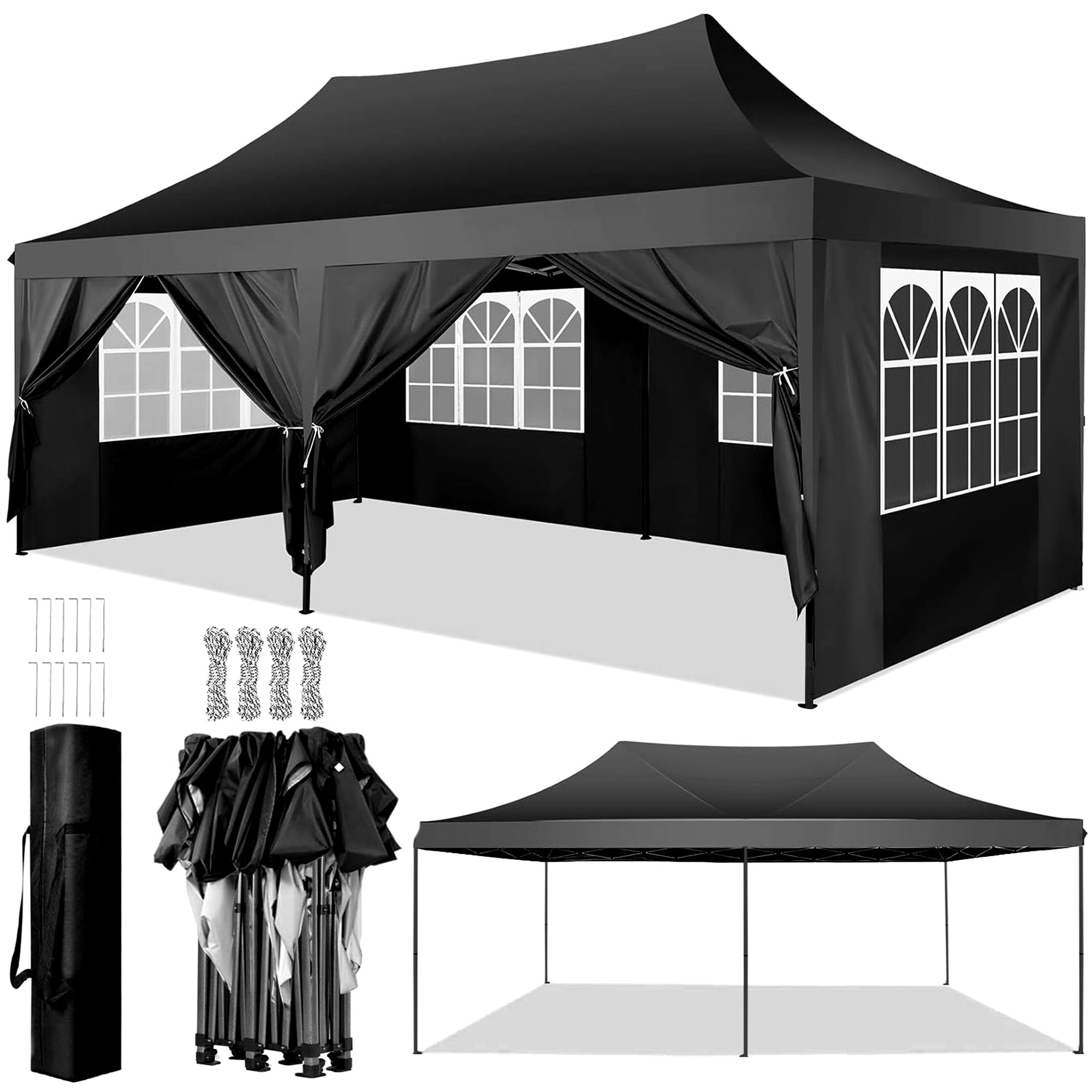 Free Shipping! GVDV 10x20 FT Pop up Canopy tent with Removable ...