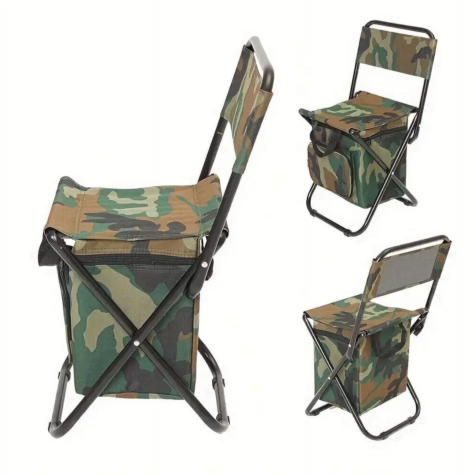 GVDV 3 in 1 Portable Folding Backpack Chair with Insulated Cooler Bag ...