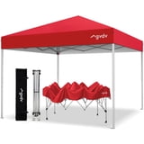 GVDV Canopy Tent 10x10 ft Easy Pop Up Outdoor Shade, UV Protective ...