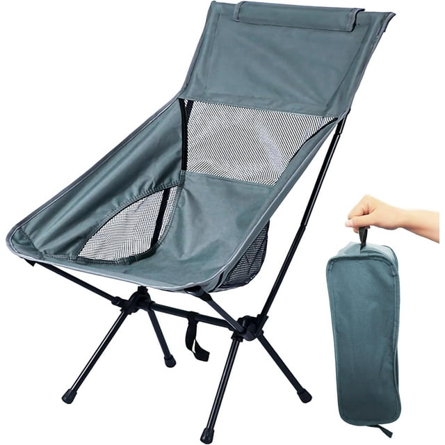 GVDV Compact Backpacking Chair, Portable, Lightweight Hiking & Beach ...