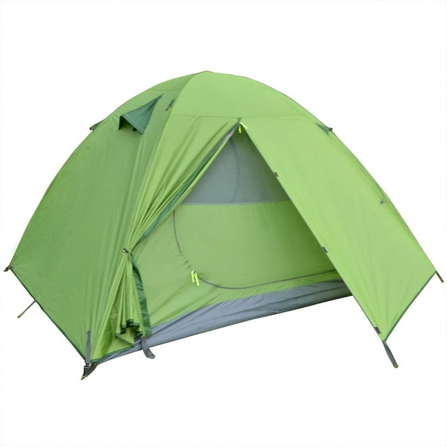 GVDV 2-Person Hiking Tent - Lightweight, Waterproof, 3-Season ...