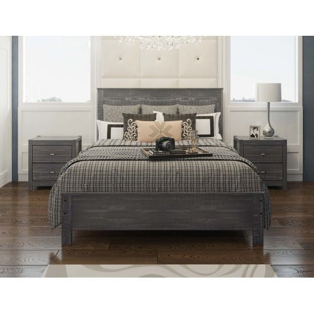 GVJMTKP Albany Solid Wood Twin Bed Frame with Headboard Heavy Duty ...