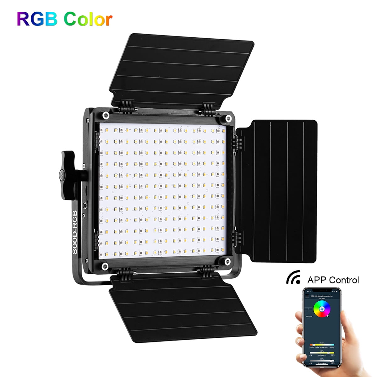 GVM 800D-RGB LED Camera Light Studio Video Photography Lighting with ...
