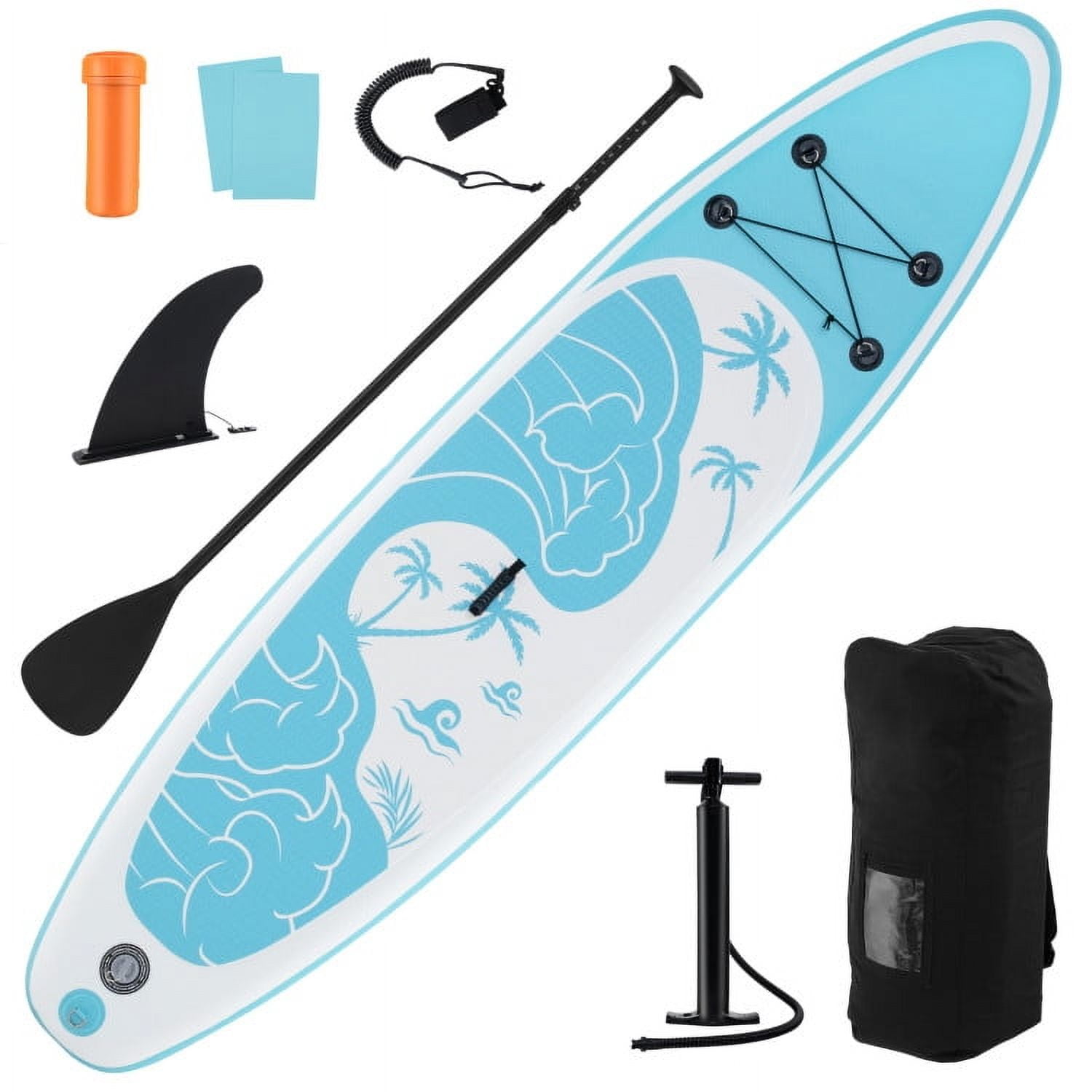 GVN 10/11 Feet Inflatable Stand Up Paddle Board with Premium SUP ...