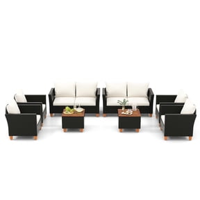 2-Piece Outdoor Loveseat and Coffee Table Conversation Set - Walmart.com