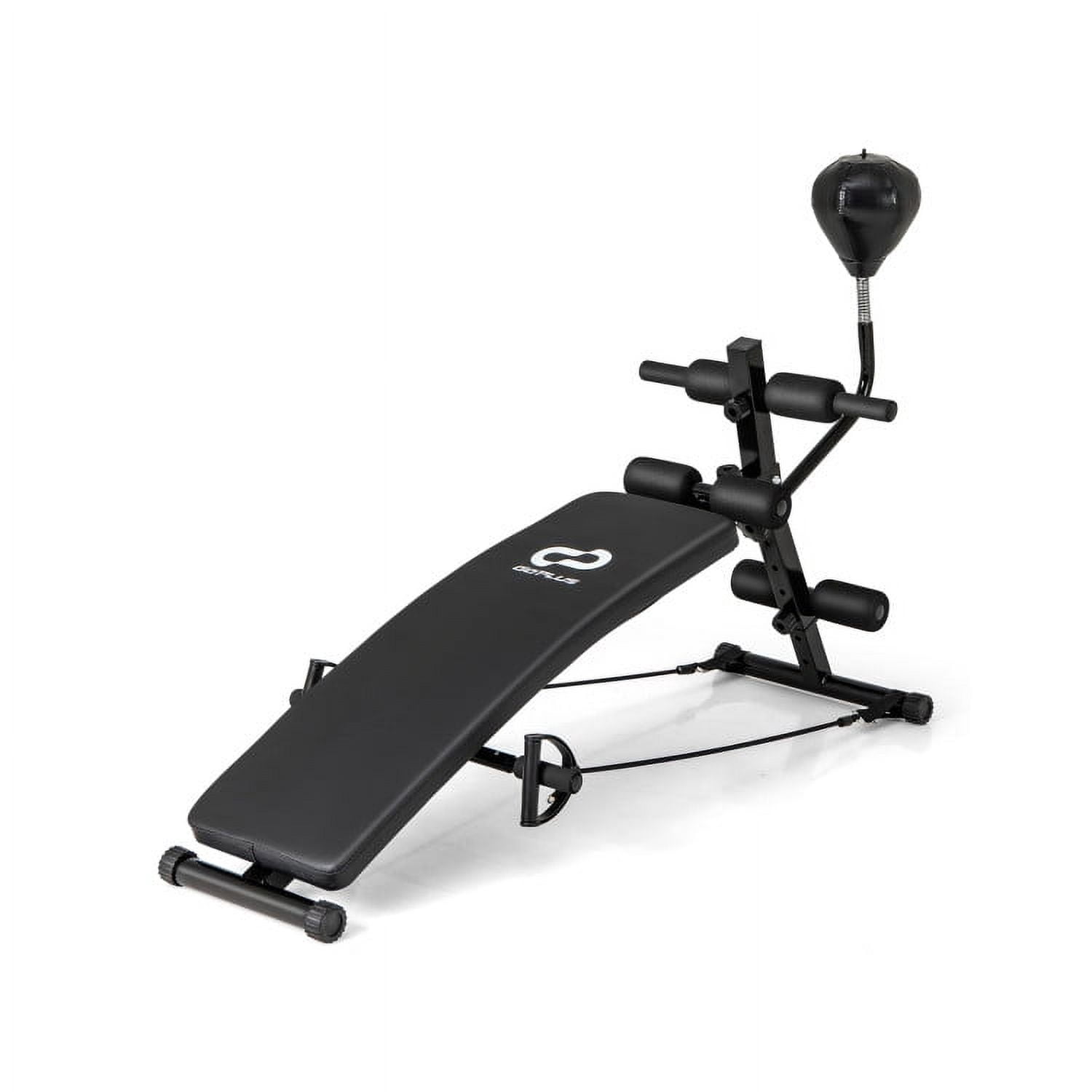 GVN Adjustable Decline Sit Up Bench for Exercise for Home Gym with ...