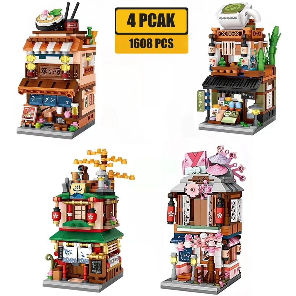 GVN Building Blocks Set Of 4, Kids Mini Building Block Kit, 1608Pcs ...
