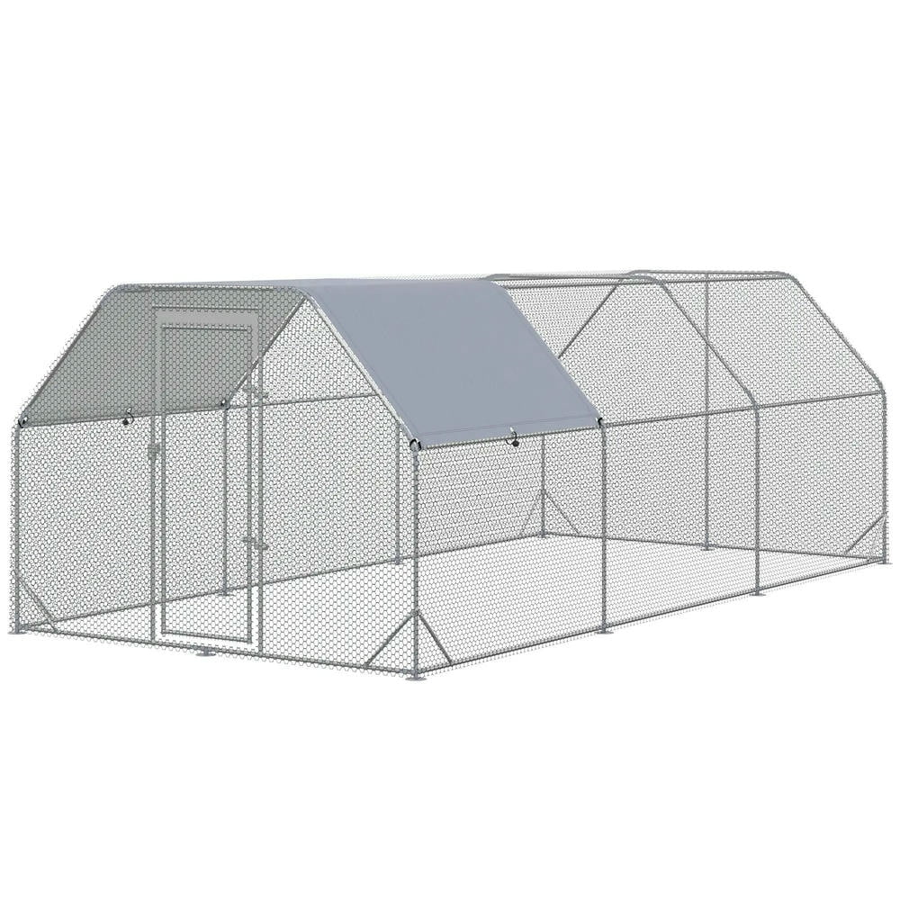 GVN Chicken Coop, Pet Hutch, Hen House,Large Chicken Coop Metal Chicken ...