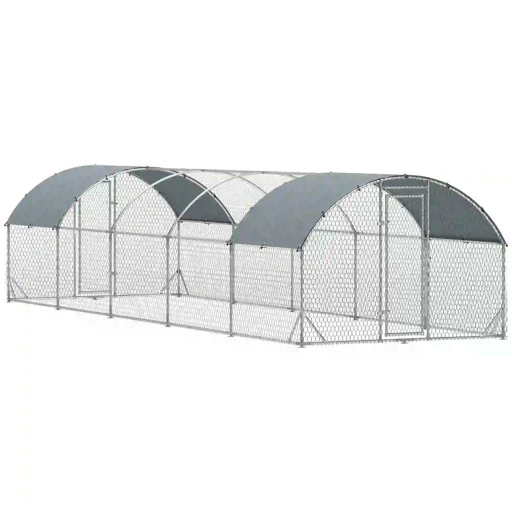 GVN Chicken Coop, Pet Hutch, Hen House,Large Metal Chicken Coop with ...