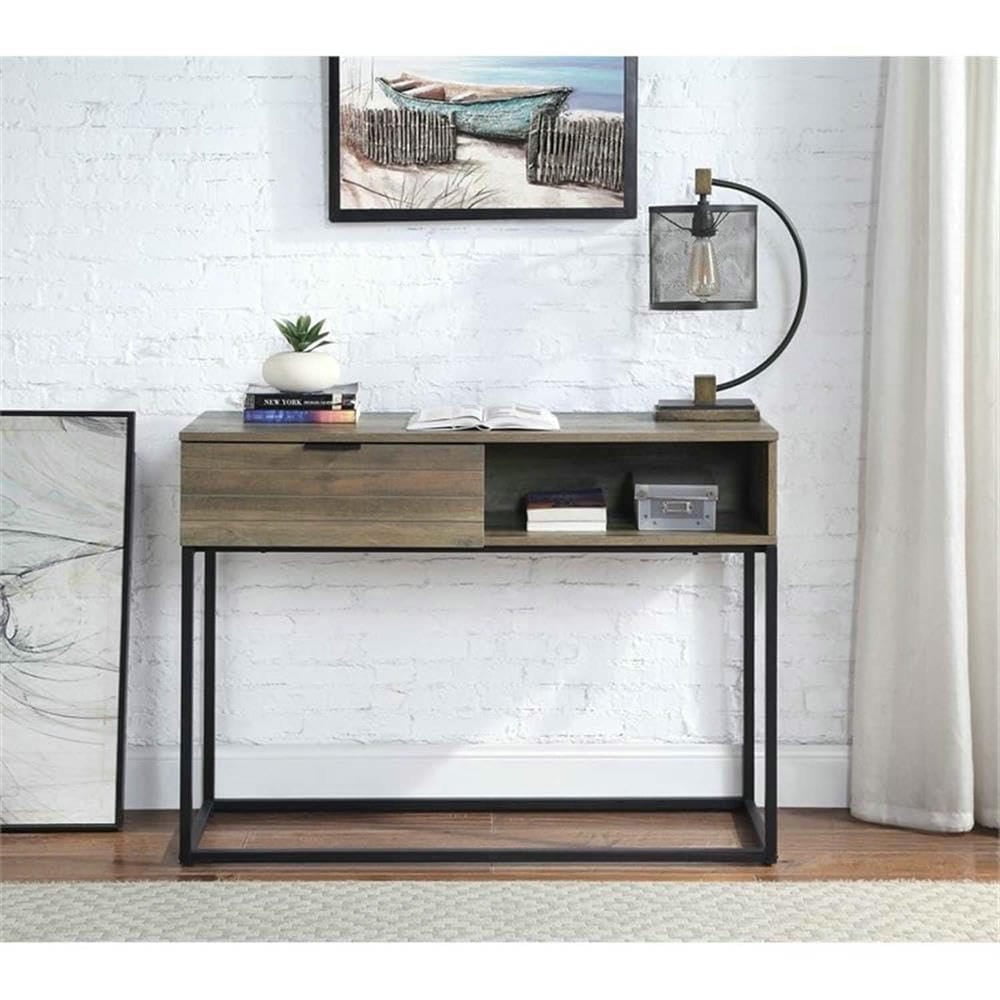 GVN Computer Desk, Study Writing Table,Engineered Wood and Metal ...