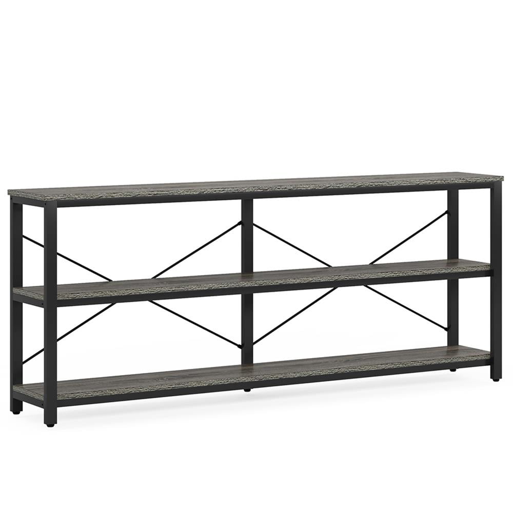 GVN Console Table,Entryway Console Table, 70.9" Console Table, 3-Tier ...