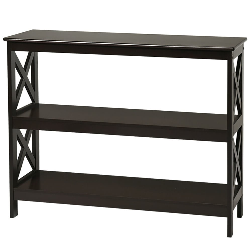 GVN Console Table, Entryway Table,3-Tier Console X-Design Sofa Side ...