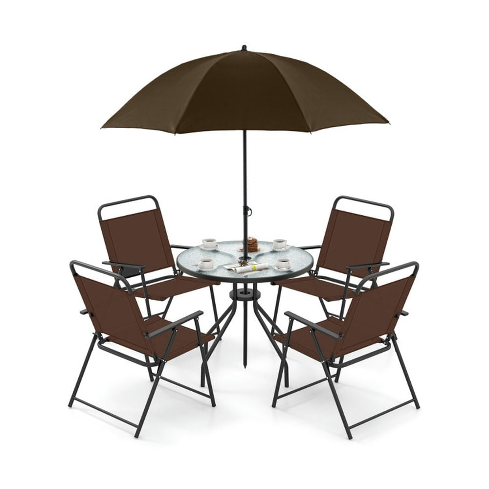GVN Garden Dining Sets,Patio Table Sets,6 Pieces Patio Dining Set ...