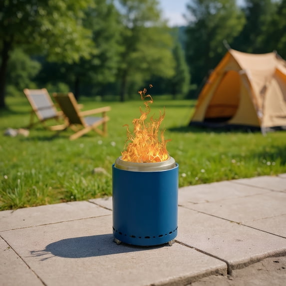 GVN Garden Fire Pit, Outdoor Fire Pit,Smokeless Fire Pit, Outdoor Fire ...