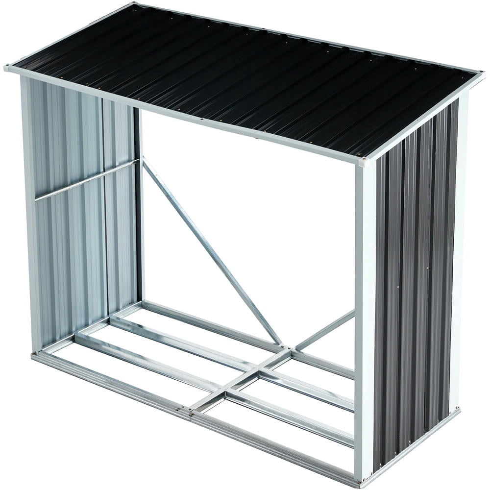 GVN Garden Storage Shed, Tool Storage Shed,Log Storage Shed, Log Holder ...