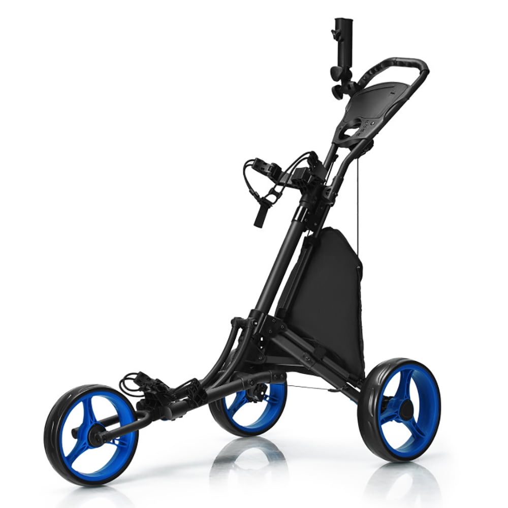 GVN Golf Push Carts, Golf Carts,Golf Pull Cart for Golf Clubs,Folding 3 ...