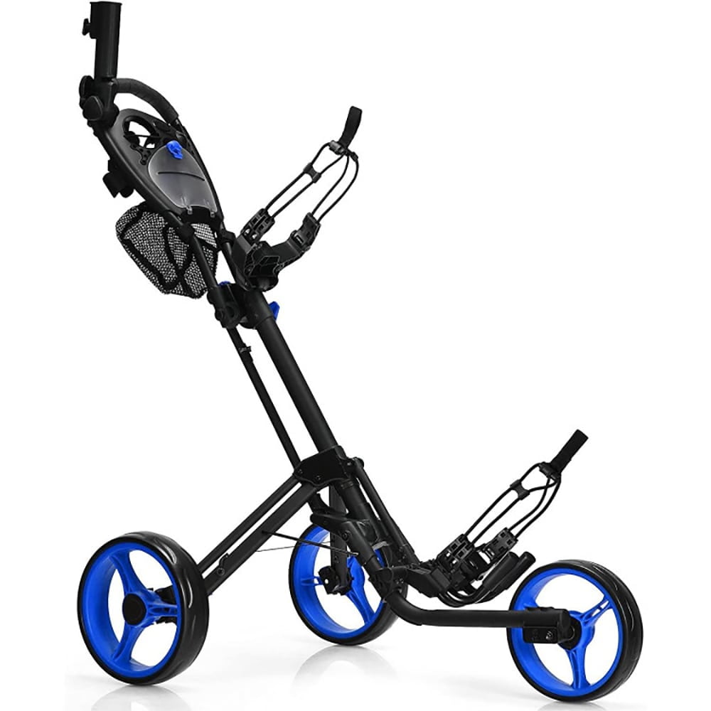 GVN Golf Push Carts, Golf Carts,Golf Pull Cart for Golf Clubs,Folding 3 ...