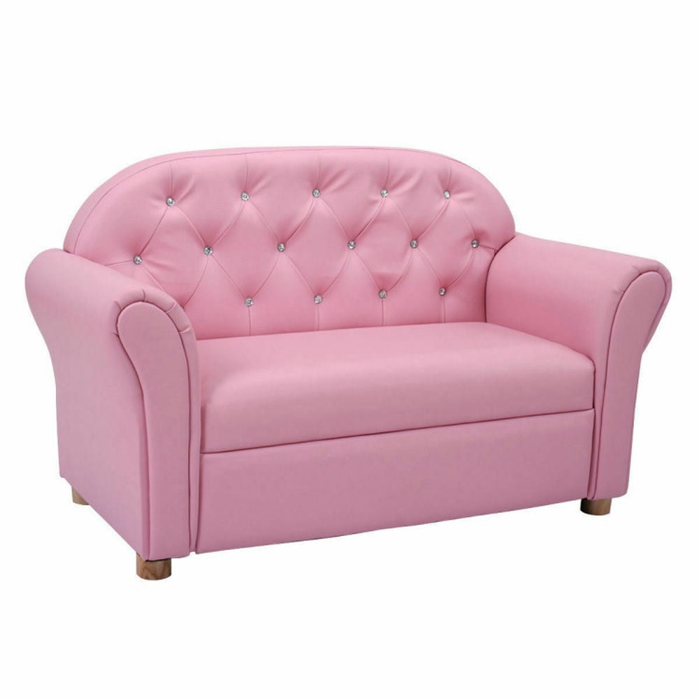 GVN Kids Princess Armrest Chair Lounge Couch, Bedroom Chair for Kids ...