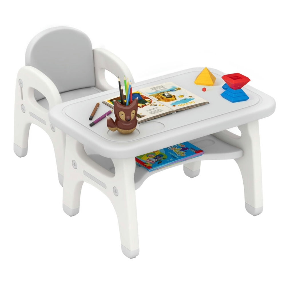 GVN Kids Table & Chair Sets,Kids Activity Table and Chair Set with ...