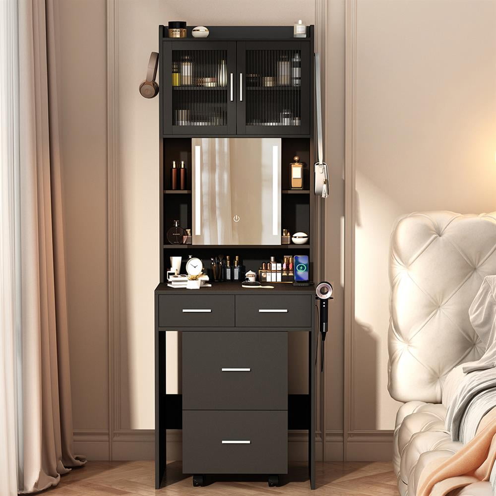 GVN Makeup Vanity Desk,Make Up Vanitys Desks Set,Vanity Desk with ...