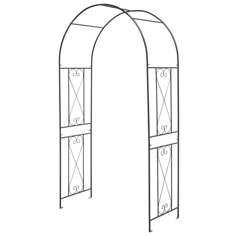 GVN Outdoor Decor,Garden Arch Arbor Trellis Patio Plant Stand Rack ...